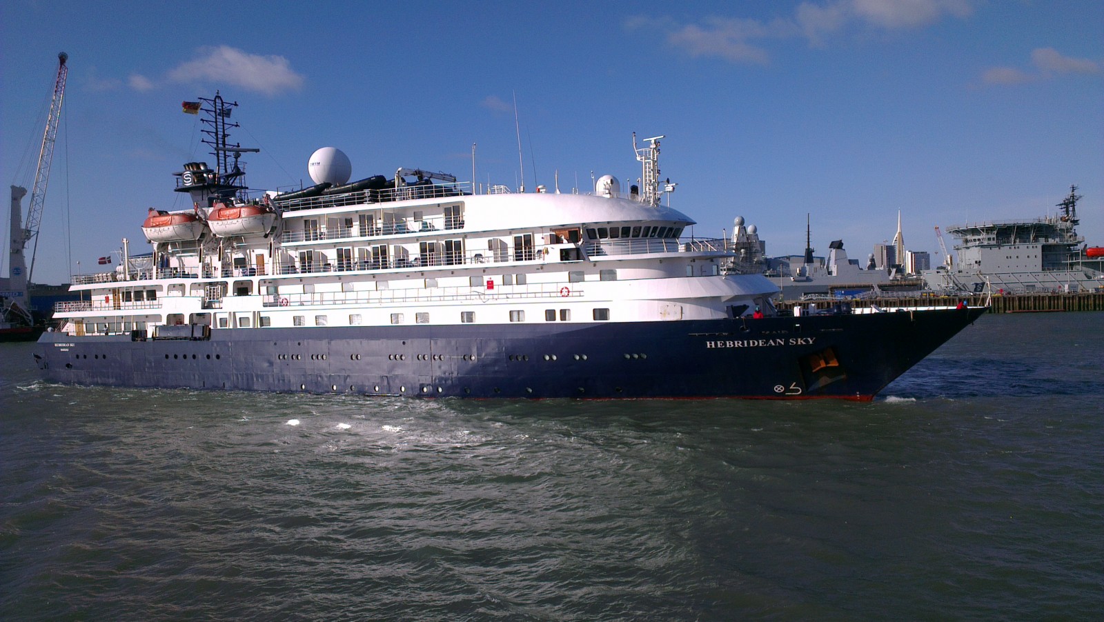 Double delight at Portsmouth International Port as two Noble Caledonia ...