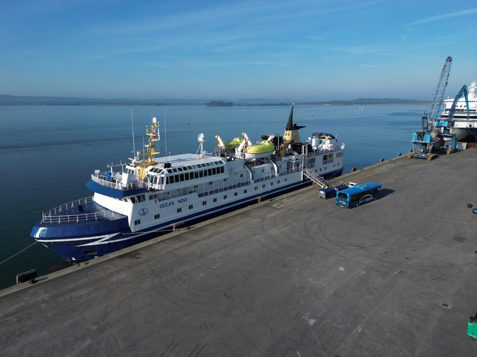 Ocean Nova marks maiden call into Poole - Cruise Britain